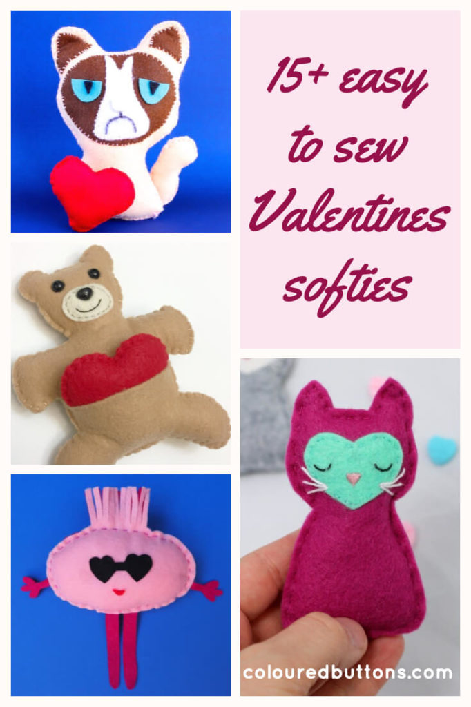 Fun and Easy to Sew Valentines Softies - Sew a Softie